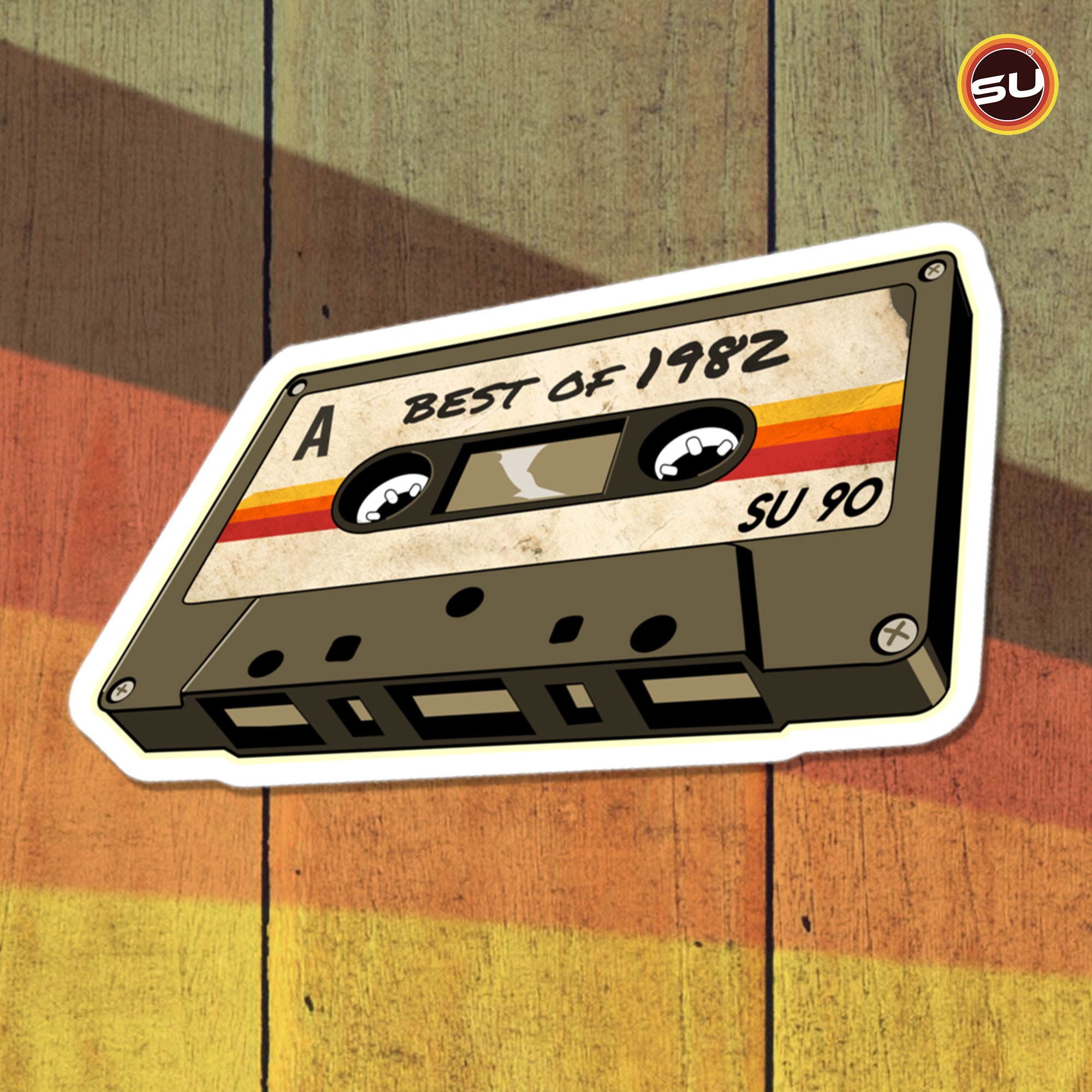 82 Best of 1982 Retro Cassette Tape Vinyl Decal Stickers - Etsy