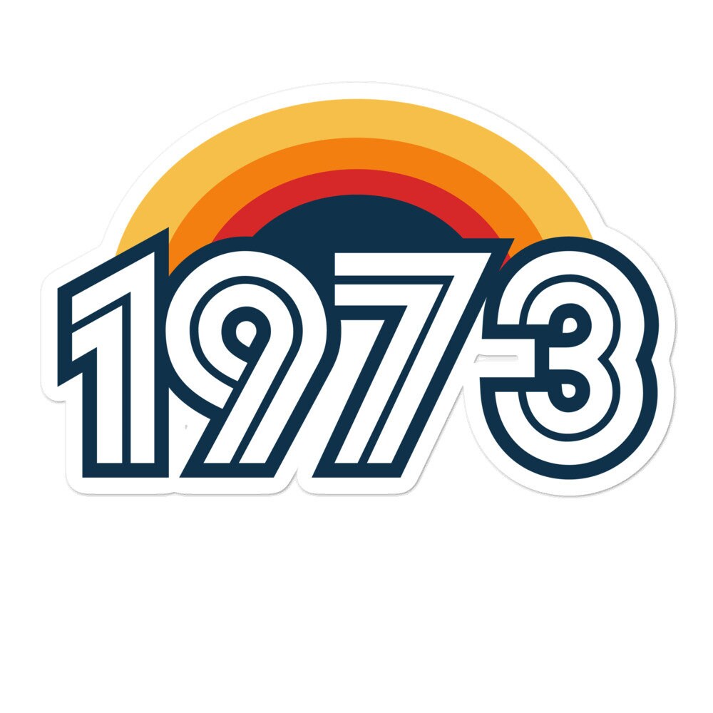 73 1973 Retro Sunset Stickers - Etsy