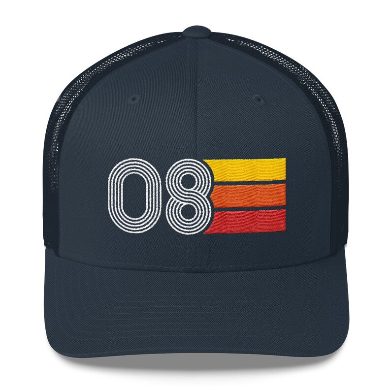 08 Retro 2008 Birthday Gift Hat Mens Womens Vintage Trucker Cap - Etsy