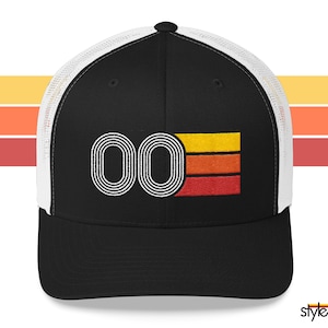 00 Retro 2000 Y2K Birthday Vintage Party Gift Idea Hat Adult Mens ...