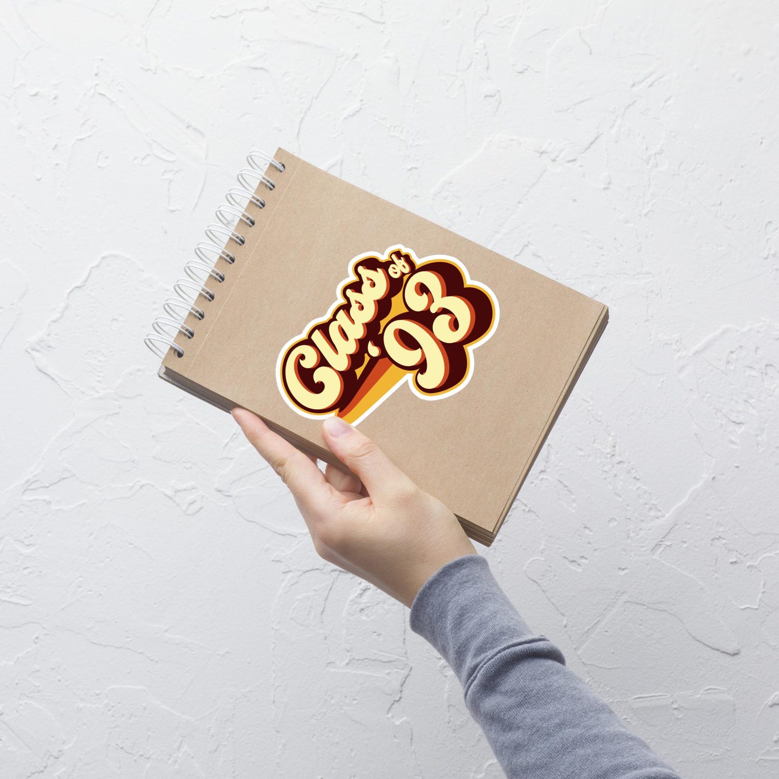 Class of 1993 Retro Vinyl Sticker - Graduation Reunion - Etsy