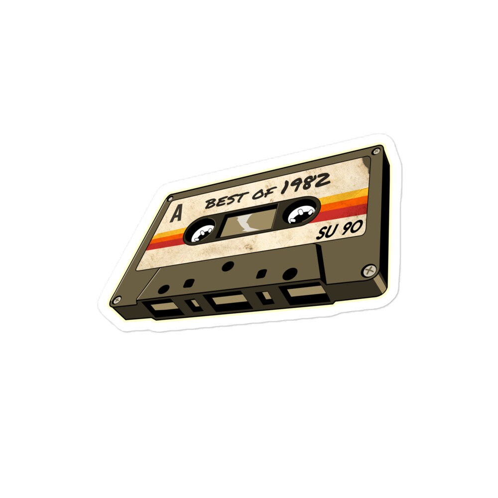 82 - Best of 1982 - Retro Cassette Tape Vinyl Decal Stickers - 40th ...
