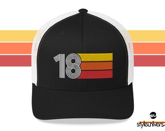 18th Birthday Girl Baseball Hat Cap Birthday Gift Present Birth Year ...