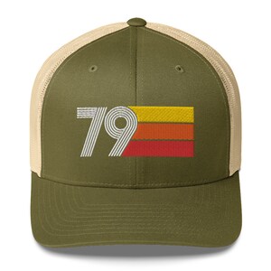 79 Retro 1979 Birthday Gift Hat Mens Womens Vintage Trucker Cap - Etsy