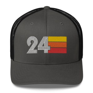 24 - 2024 Graduation Number 24 Retro Trucker Cap - Etsy