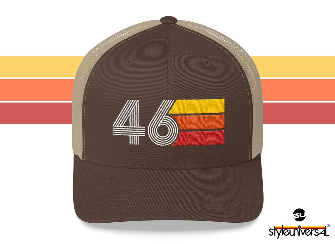 46 Retro Birthday Gift Hat Mens Womens Vintage Trucker Cap - Etsy