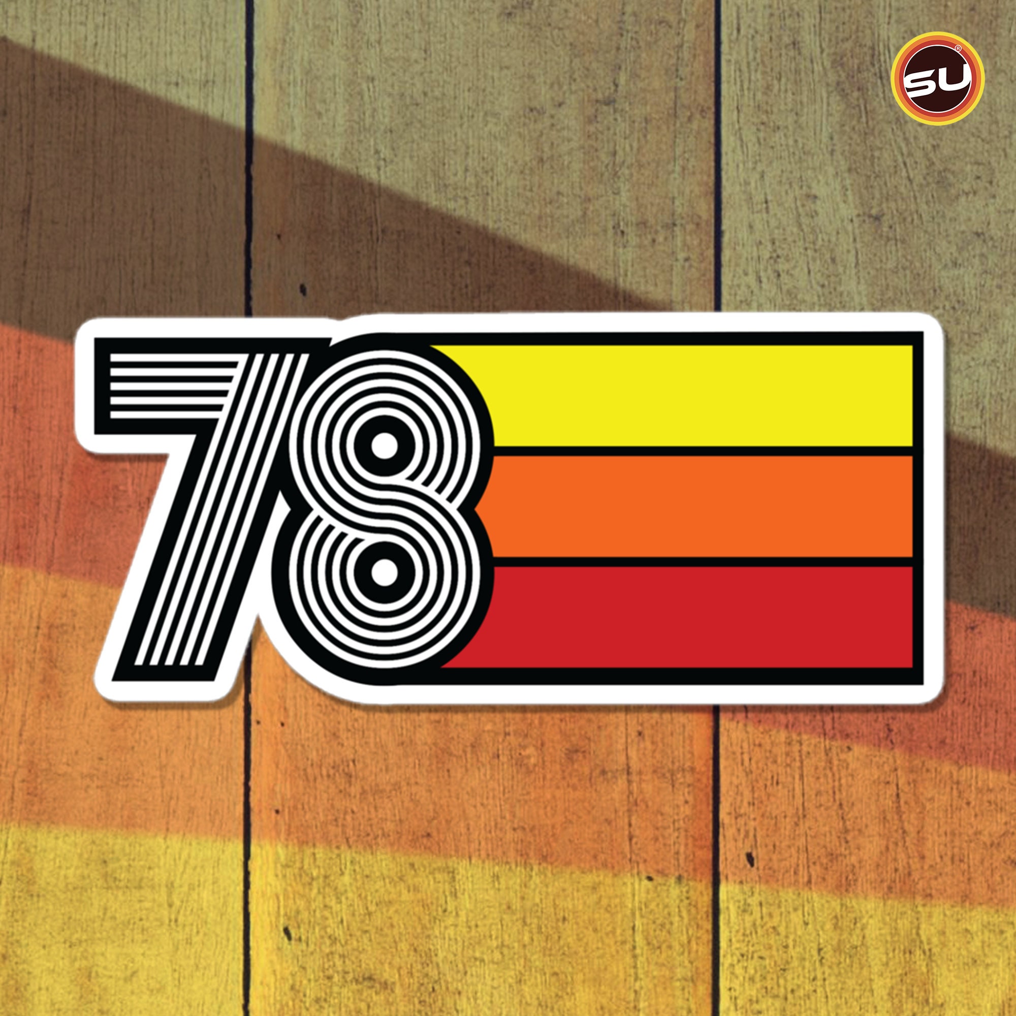 78 1978 Retro Tri Line Decal Decoration Bubble-free Vinyl - Etsy