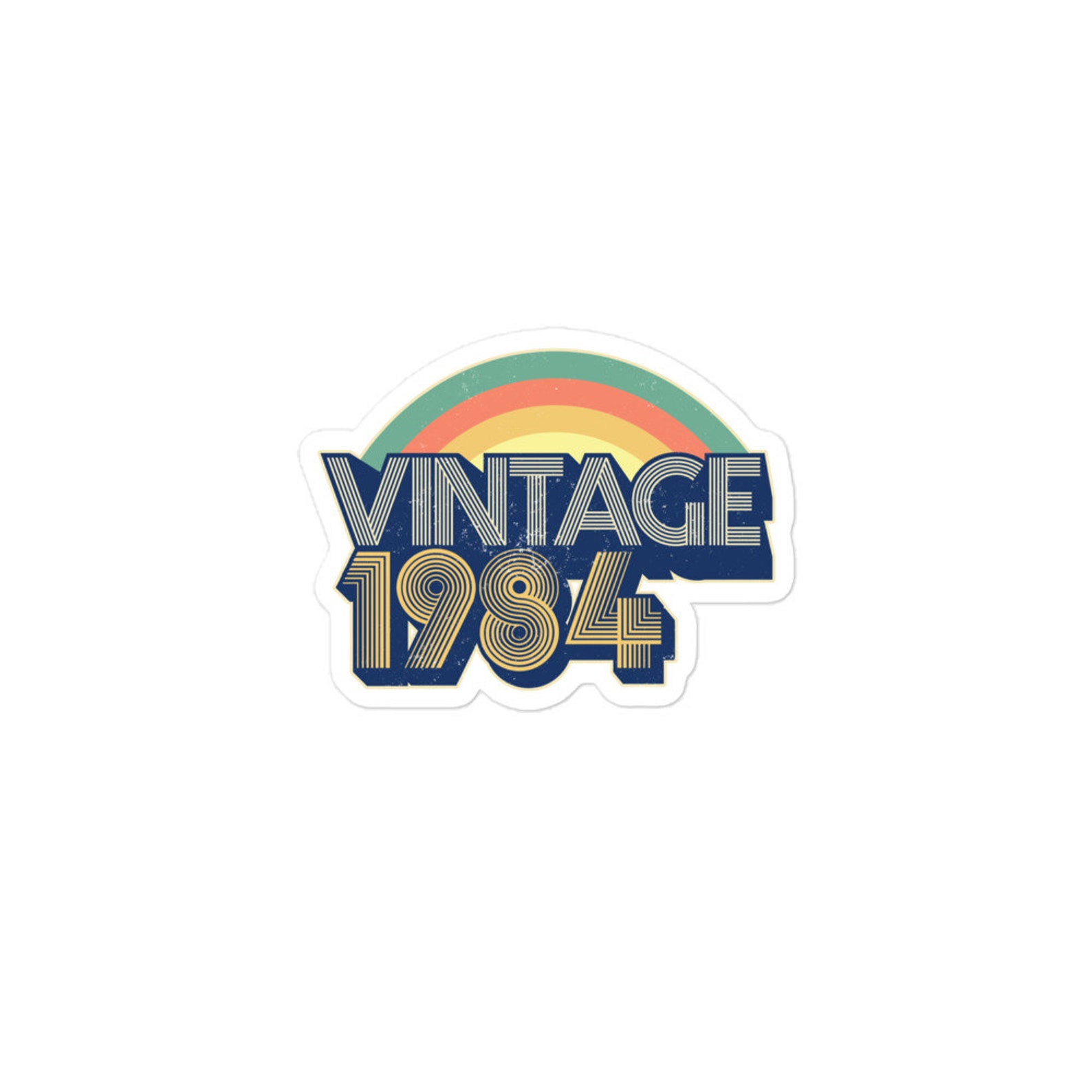 84 Vintage 1984 Retro Vinyl Decal Stickers - Etsy