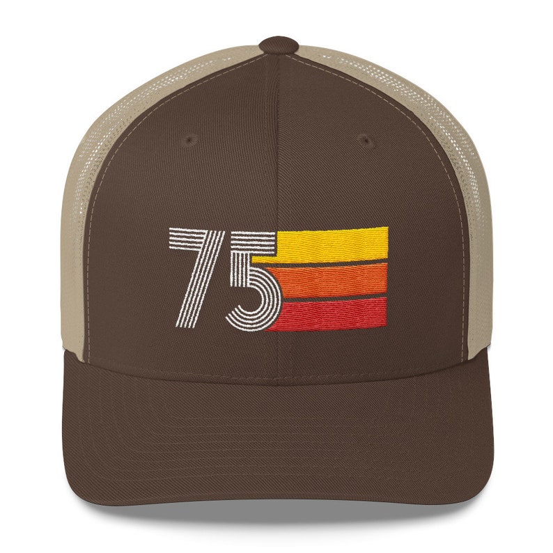 75 Retro 1975 Birthday Gift Hat Mens Womens Vintage Trucker Cap - Etsy