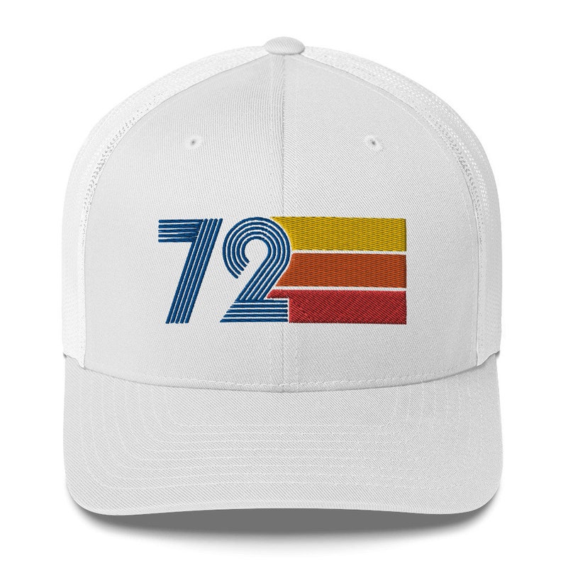 72 - Retro 1972 Hat - Trucker Hat for Man - Trucker Hat for Woman - Etsy