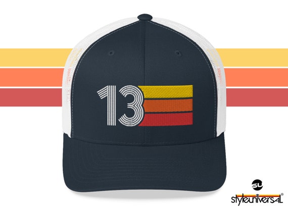 13 Retro 2013 Birthday Gift Hat Mens Womens Vintage Trucker | Etsy