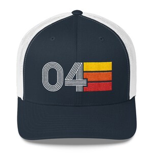 04 Retro 2004 - Number 4 - Birthday Party Hat Gift Idea - Mens Womens ...