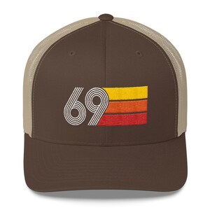 69 Retro 1969 Birthday Gift Hat Mens Womens Vintage Trucker Cap - Etsy