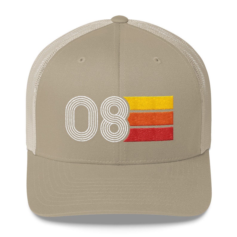 08 Retro 2008 Birthday Gift Hat Mens Womens Vintage Trucker - Etsy