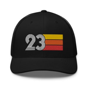 23 - Number 23 Hat Retro Trucker Cap - Etsy
