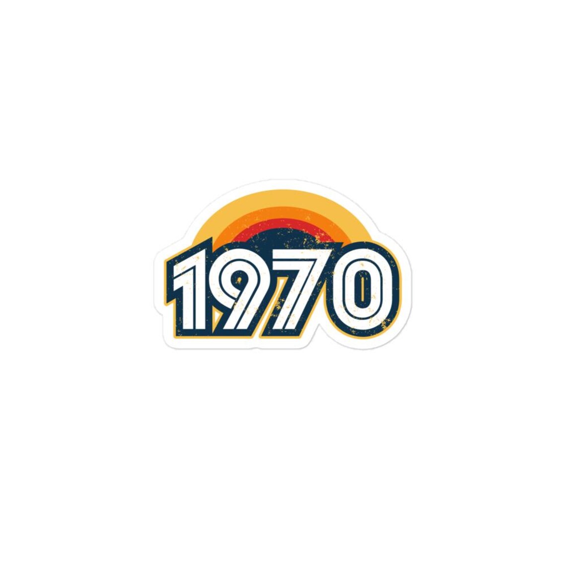 70 - 1970 Retro Sunset Stickers - Etsy