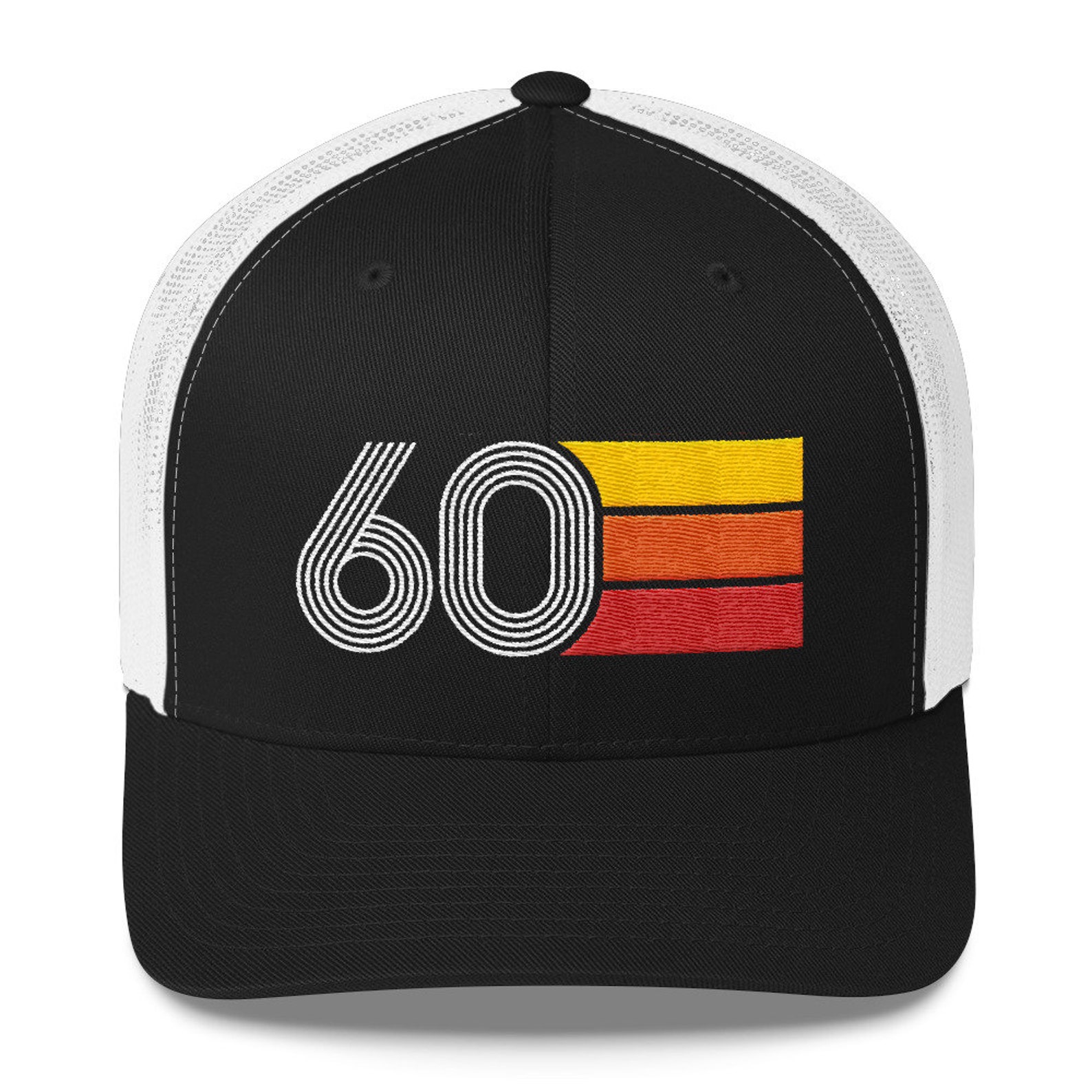 60 Retro 60th Birthday Gift Hat Mens Womens Vintage Trucker | Etsy