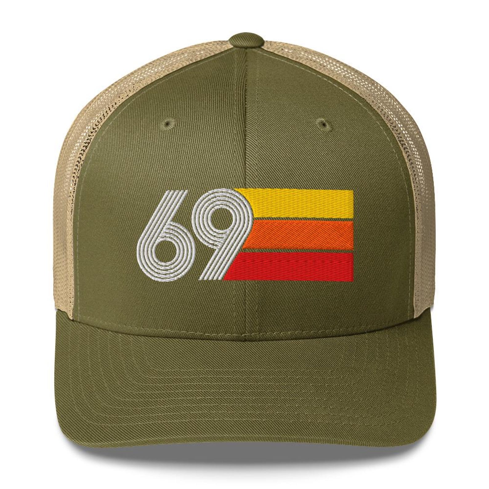 69 Retro 1969 Birthday Gift Hat Mens Womens Vintage Trucker Cap - Etsy