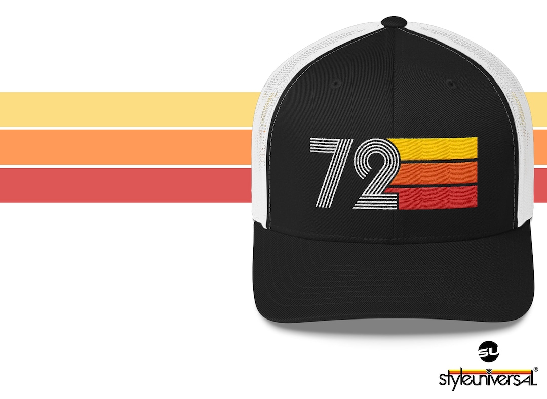 72 Retro 1972 Hat Trucker Hat for Man Trucker Hat for Woman - Etsy