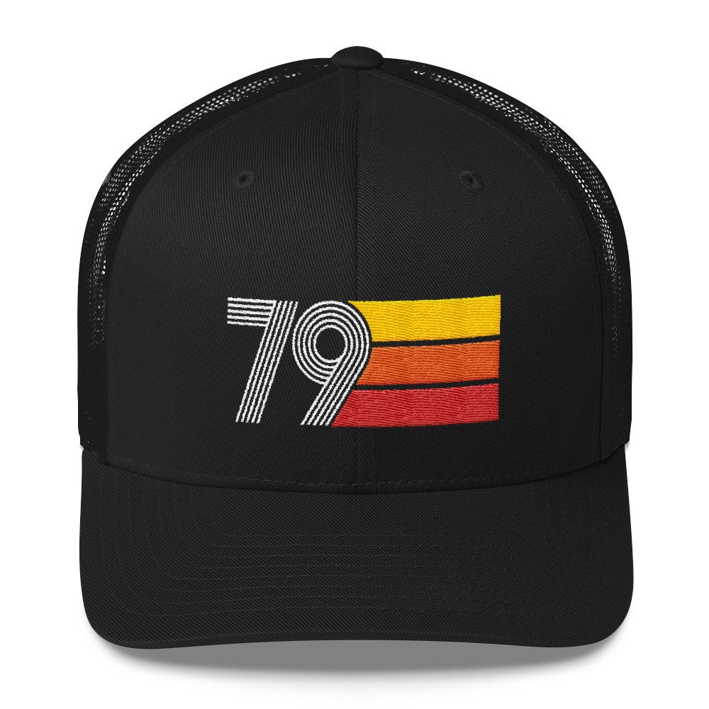 79 Retro 1979 Birthday Gift Hat Mens Womens Vintage Trucker Cap - Etsy