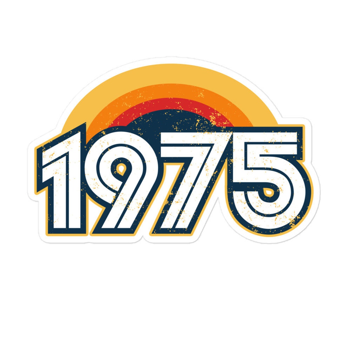 75 - 1975 Retro Sunset Stickers - Etsy