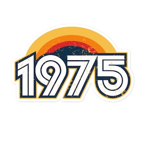 75 - 1975 Retro Sunset Stickers - Etsy