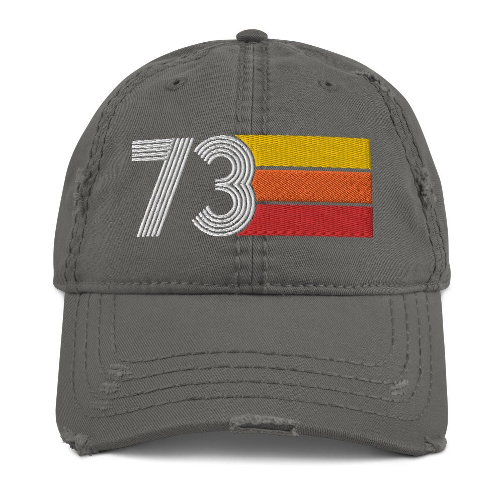 73 1973 Retro Hat Distressed Baseball Vintage Dad Cap for Men - Etsy ...