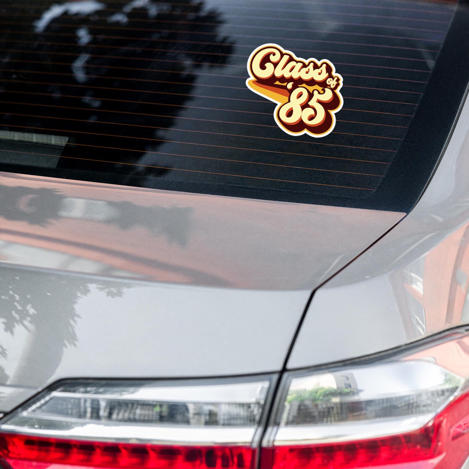 Class of 1985 Retro Vinyl Sticker: 70s 80s Style Graduation Decal - Etsy