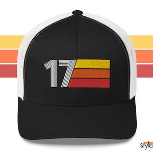 17 Retro 2017 Birthday Gift Hat Mens Womens Vintage Trucker Cap - Etsy
