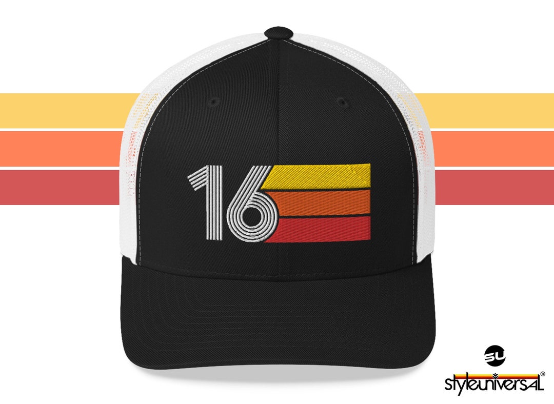 16 Retro 2016 Birthday Gift Hat Mens Womens Vintage Trucker Cap - Etsy