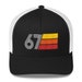 67 Retro 1967 Birthday Gift Hat Mens Womens Vintage Trucker Cap - Etsy