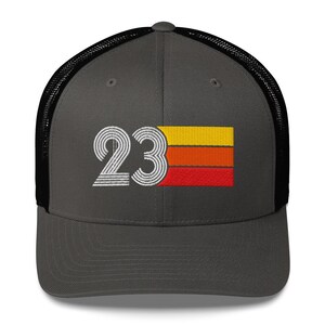 23 - Number 23 Hat Retro Trucker Cap - Etsy