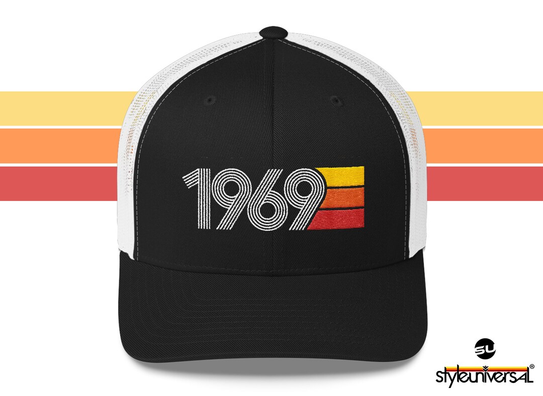 69 Retro 1969 Birthday Gift Hat Mens Womens Vintage Trucker Cap - Etsy