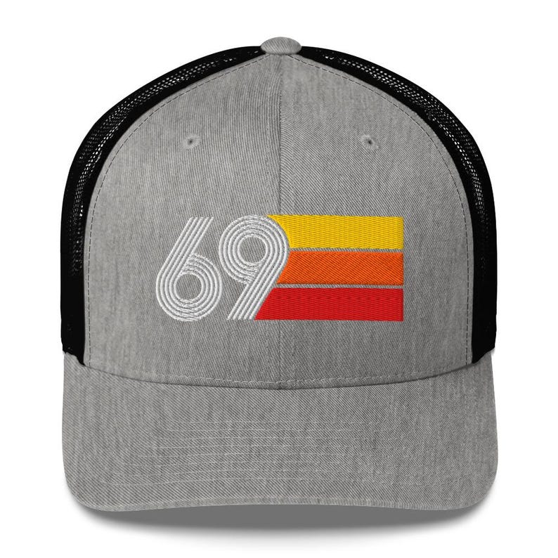 69 Retro 1969 Birthday Gift Hat Mens Womens Vintage Trucker Cap - Etsy