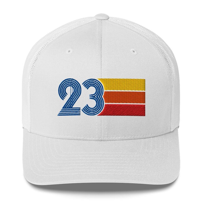 23 - Number 23 Hat Retro Trucker Cap - Etsy