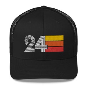 24 - 2024 Graduation Number 24 Retro Trucker Cap - Etsy