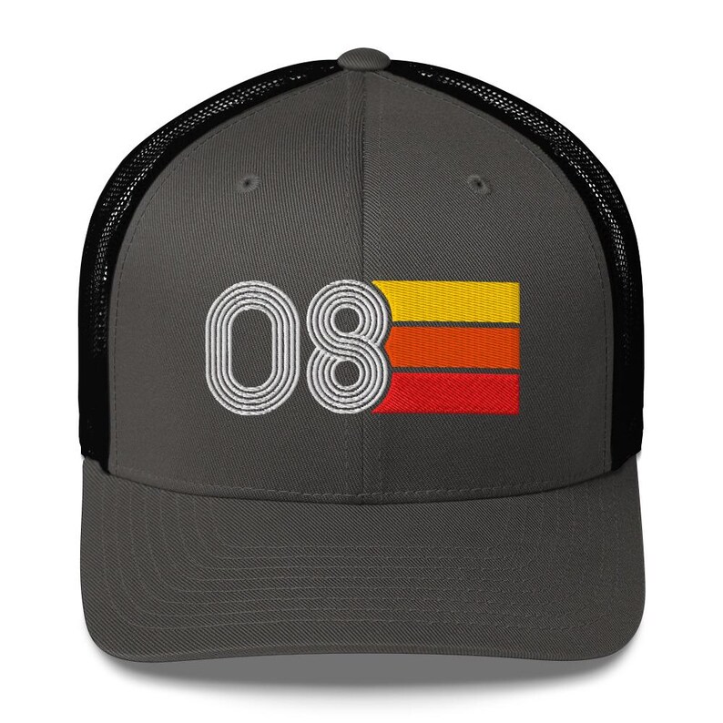 08 Retro 2008 Birthday Gift Hat Mens Womens Vintage Trucker Cap - Etsy
