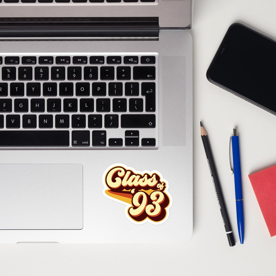 Class of 1993 Retro Vinyl Sticker - Graduation Reunion - Etsy