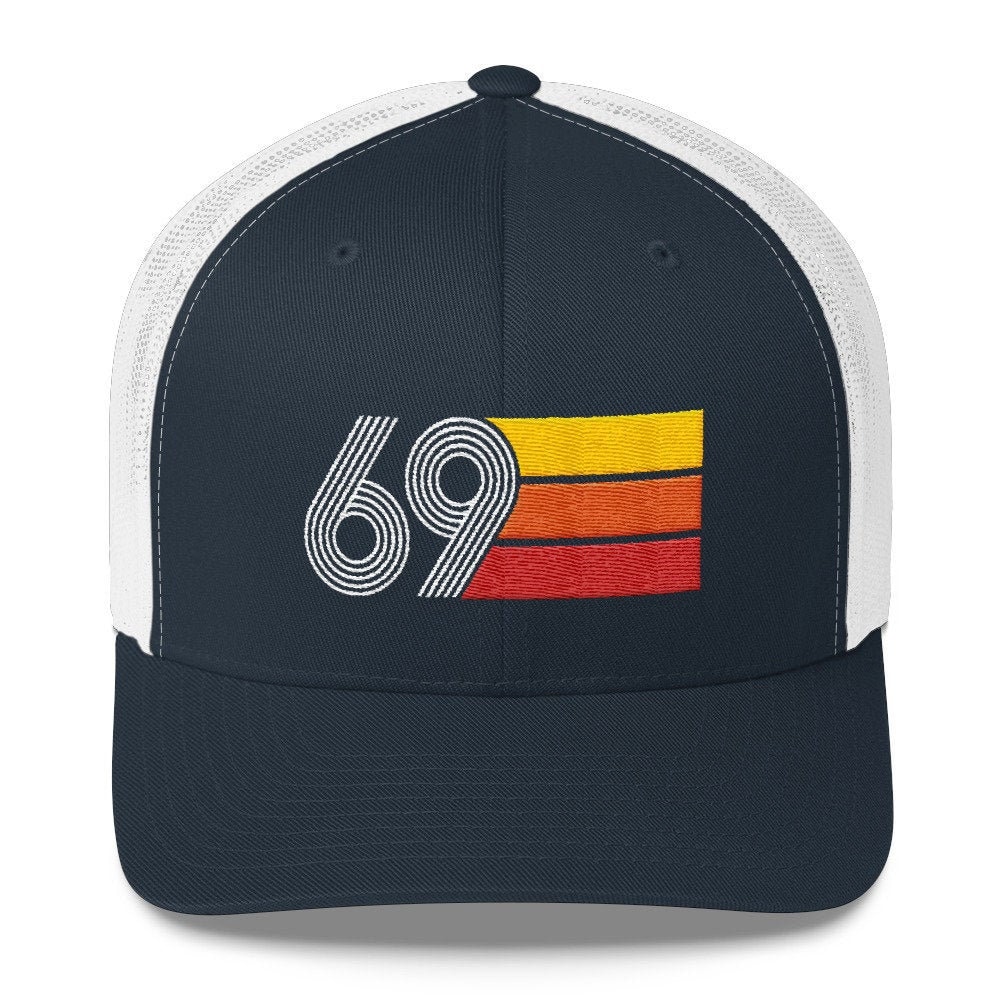 69 Retro 1969 Birthday Gift Hat Mens Womens Vintage Trucker Cap - Etsy
