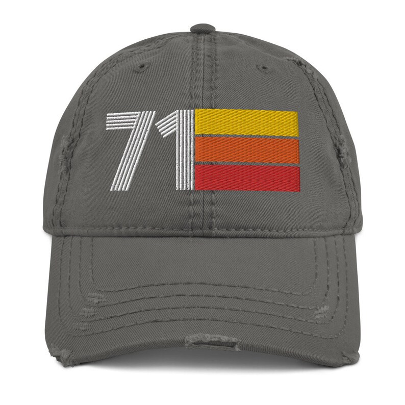 71 1971 50th Birthday Gift for Him Her Retro Hat Distressed | Etsy
