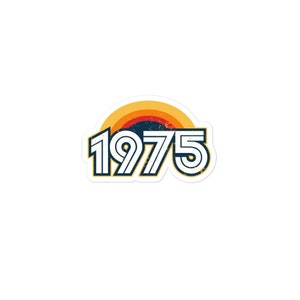 75 - 1975 Retro Sunset Stickers - Etsy