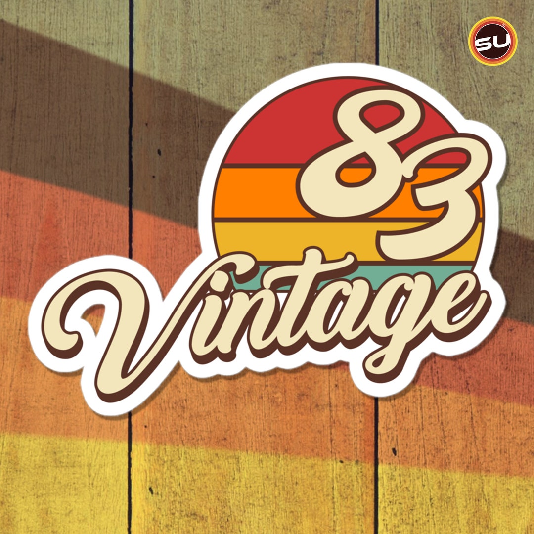 83 - Vintage Sunrise 1983 Vinyl Decal Stickers - Etsy