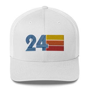 24 - 2024 Graduation Number 24 Retro Trucker Cap - Etsy