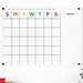 Elegant Custom Family Fridge Calendar | Modern Kitchen Organization ...