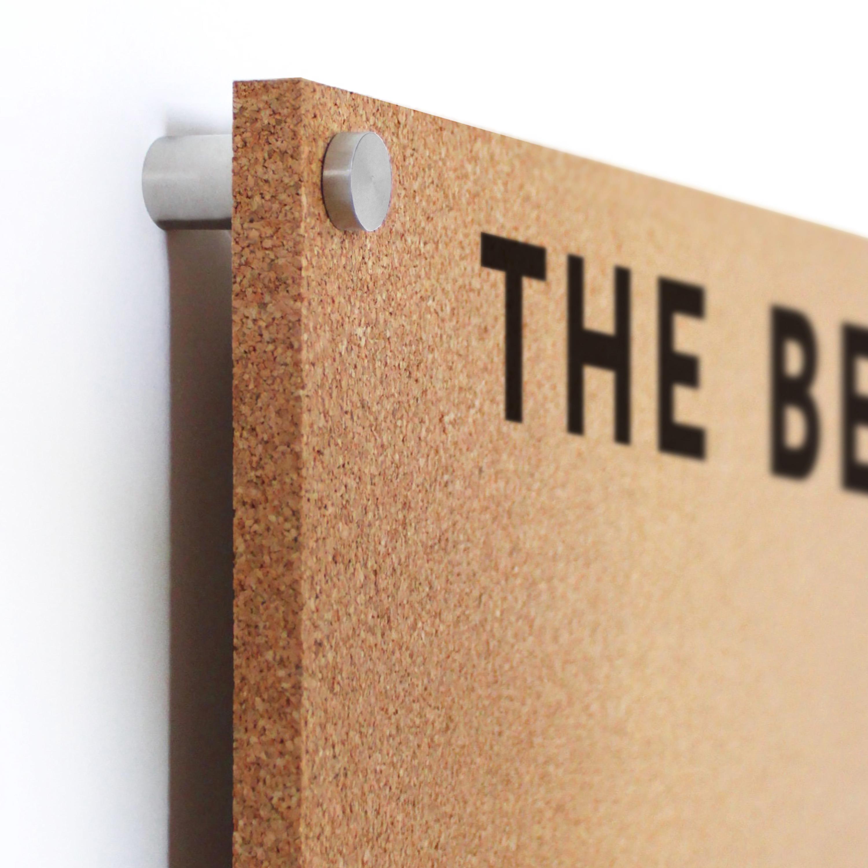 The Original Modern Cork Board | Large Bulletin Corkboard With Custom ...