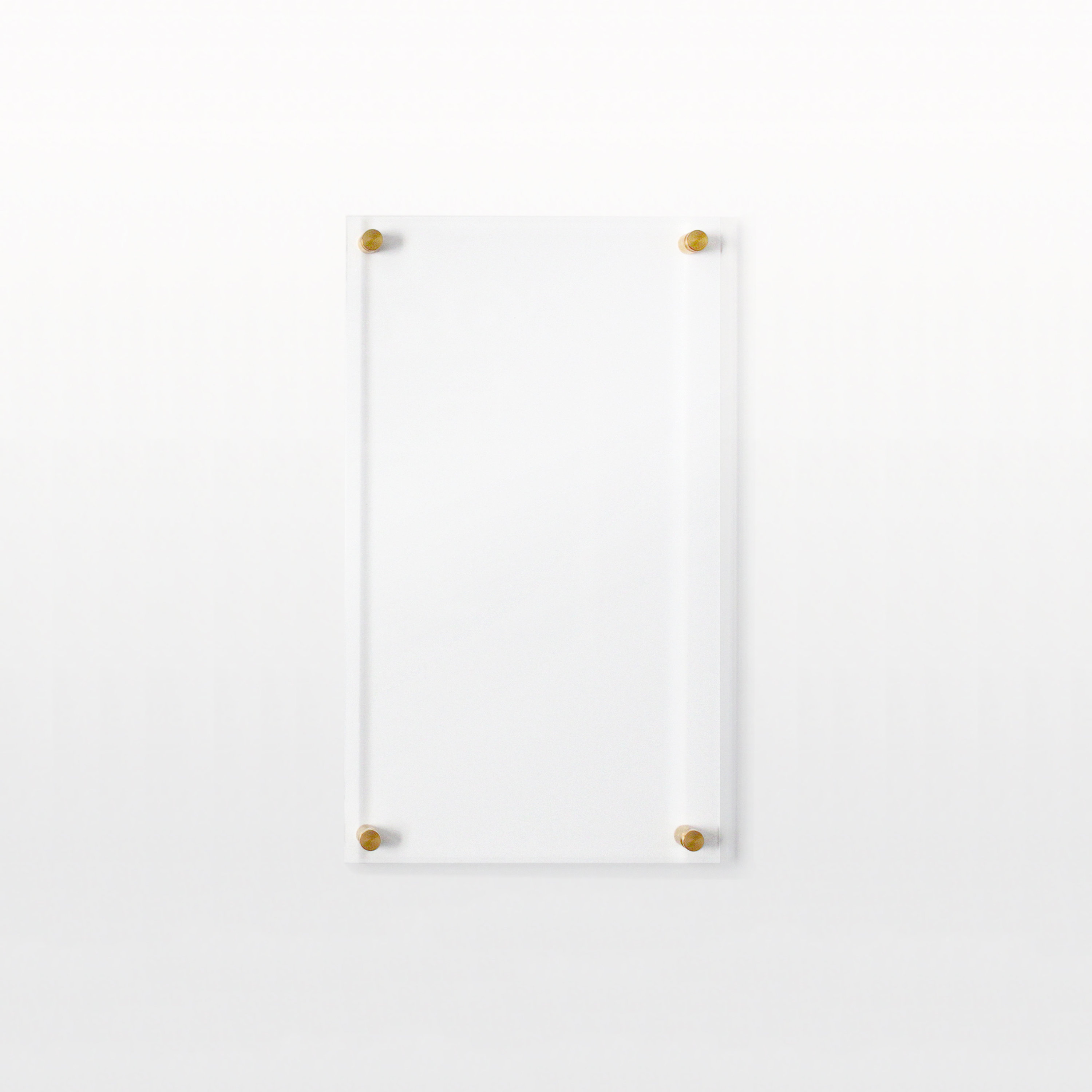Clear Acrylic Memo Board | Floating Message Clear Acrylic | Blank Dry ...