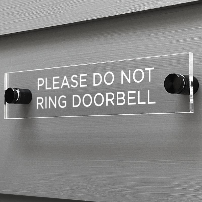 Do Not Ring Doorbell - Etsy