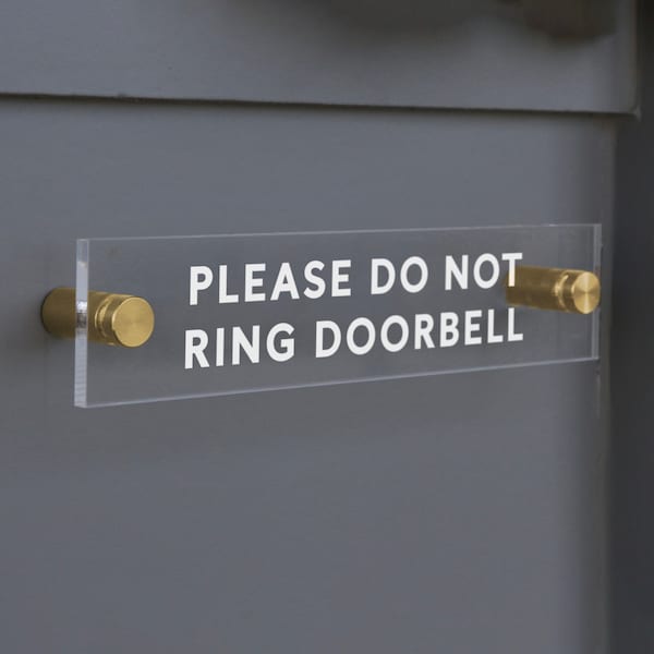 Do Not Ring Doorbell - Etsy