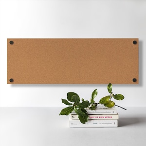 The Original Modern Cork Board for Wall | Floating Cork Board ...