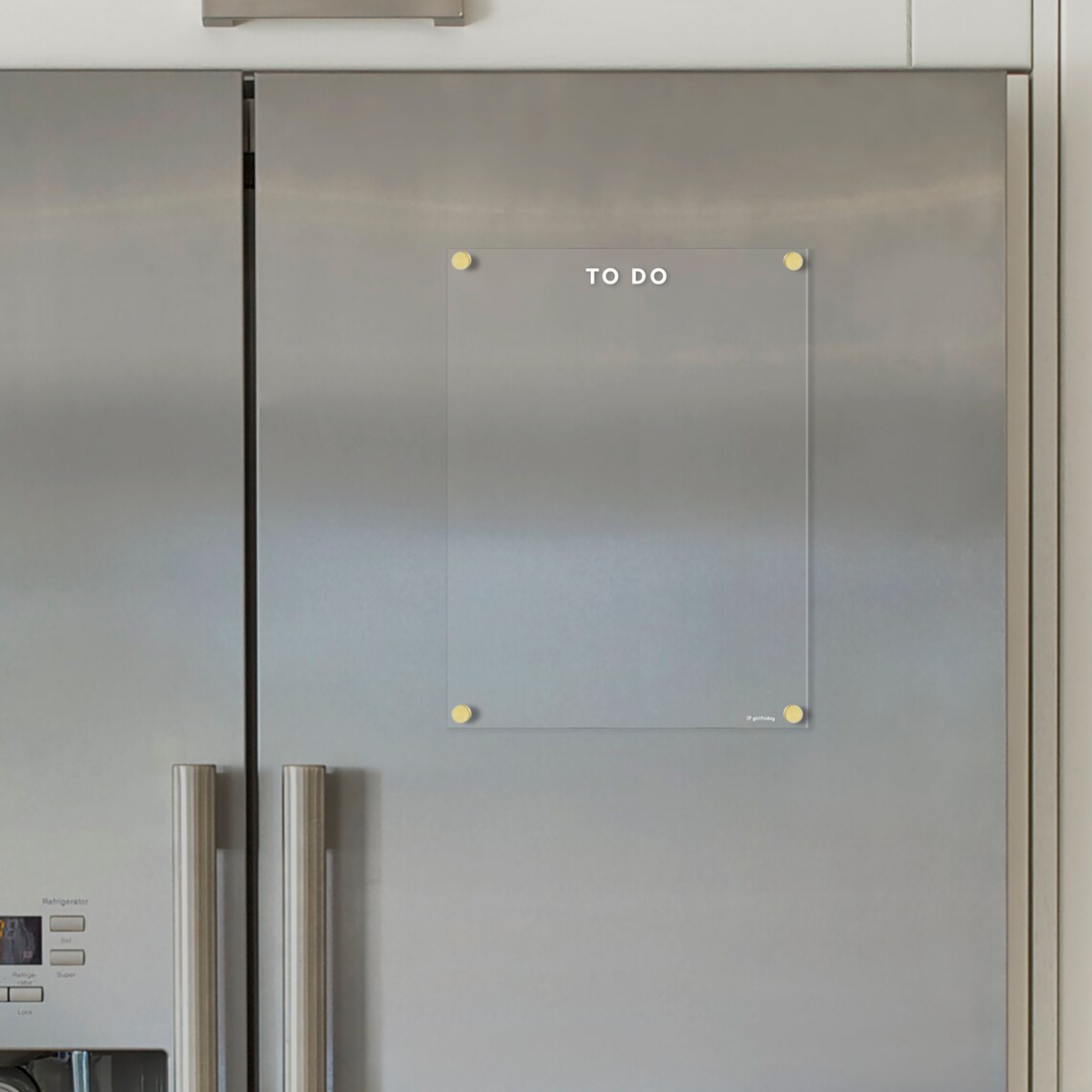 FRIDGE to Do List Magnetic Acrylic Dry Erase Memo Board - Etsy